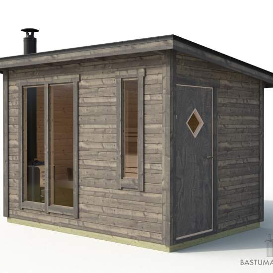 Oksa Bastustuga – Tidlös design med bastu och förmak för hela familjen ...